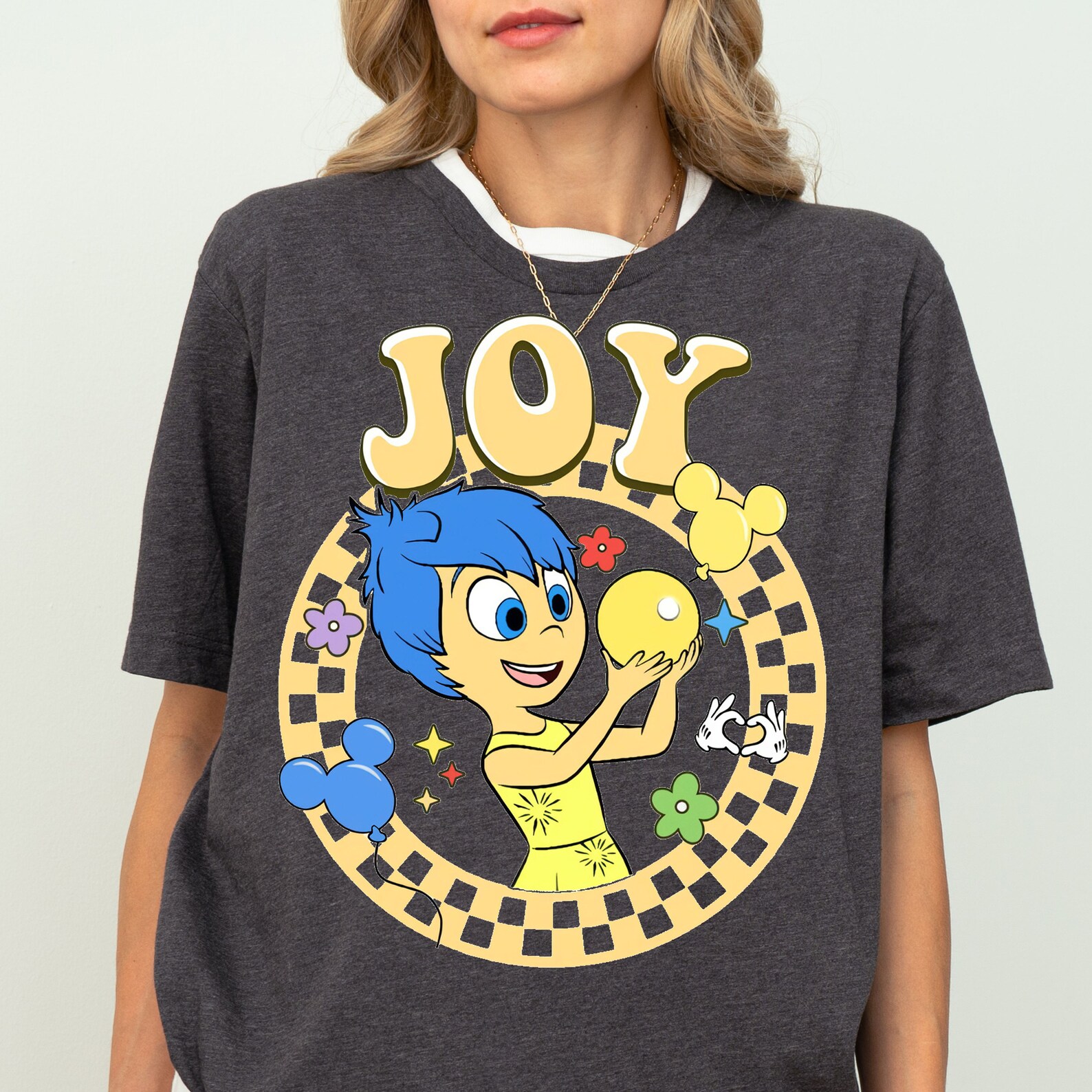 Disney Pixar Inside Out Characters Shirt, Cute Joy Sadness Anger Envy T ...