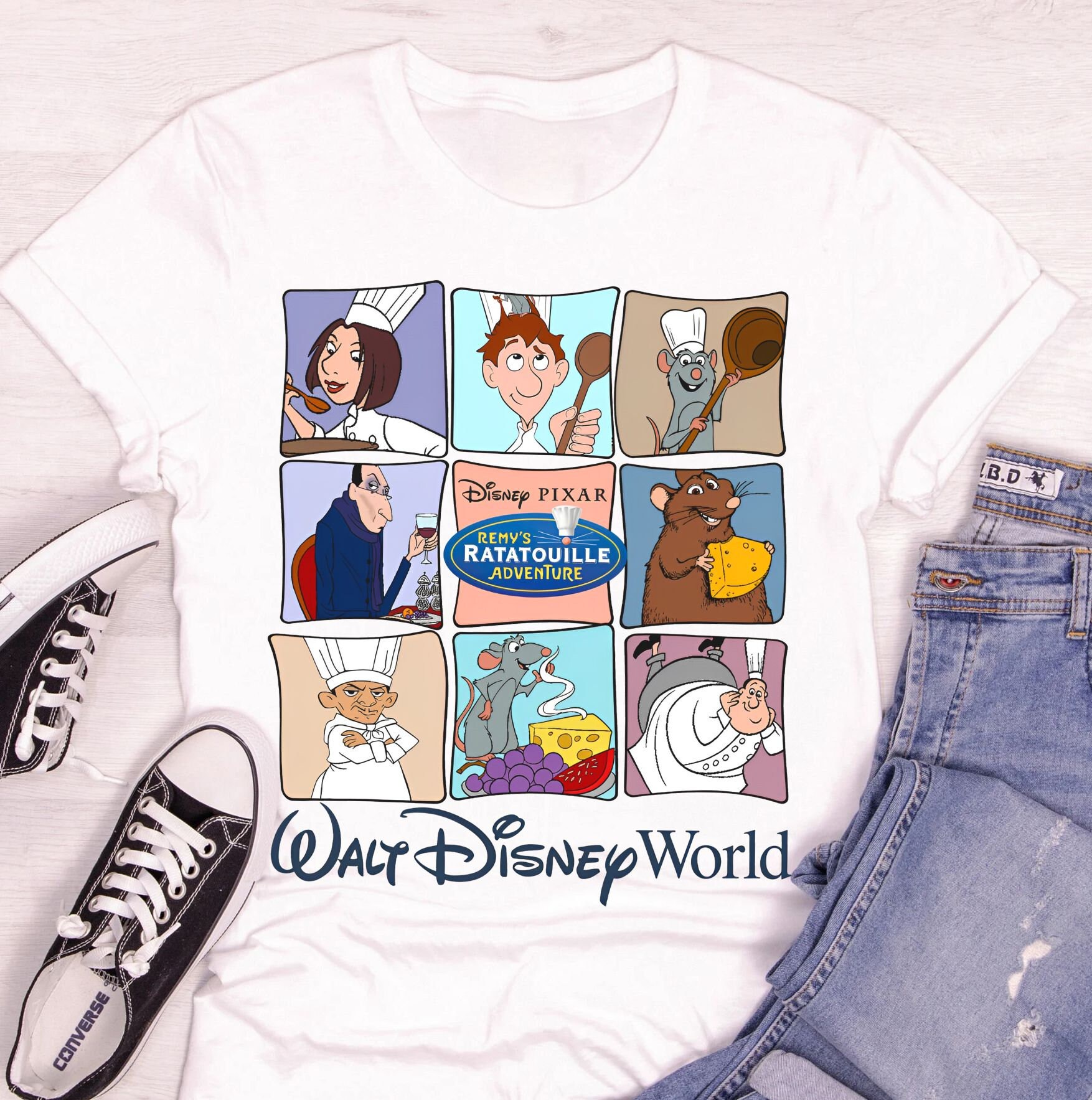 Disney Pixar Remy Mouse Chef Anyone Can Cook Shirt, Remy Ratatouille ...
