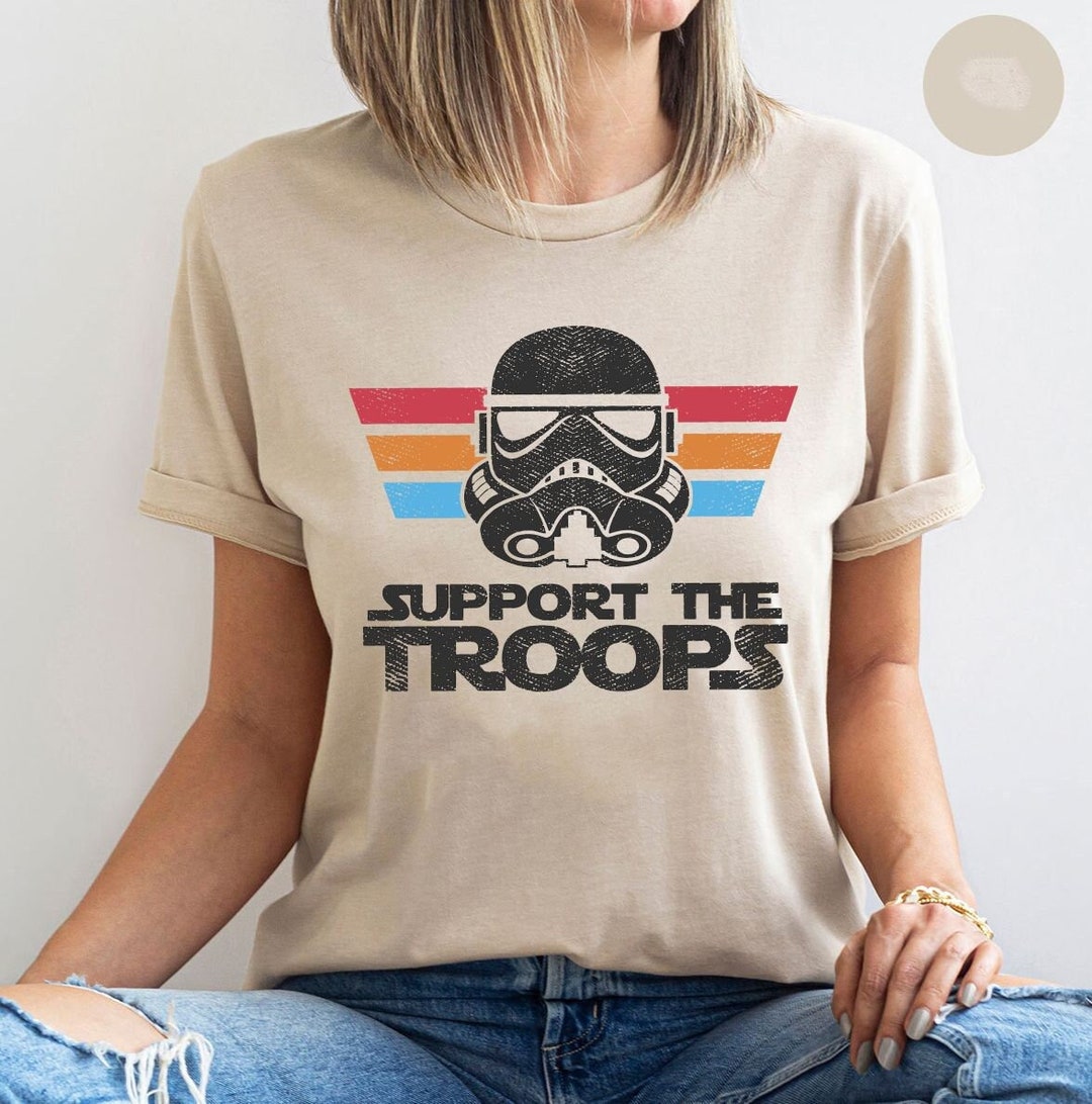 Retro Disney Star Wars Support the Troops Stormtrooper Shirt, Galaxy's ...