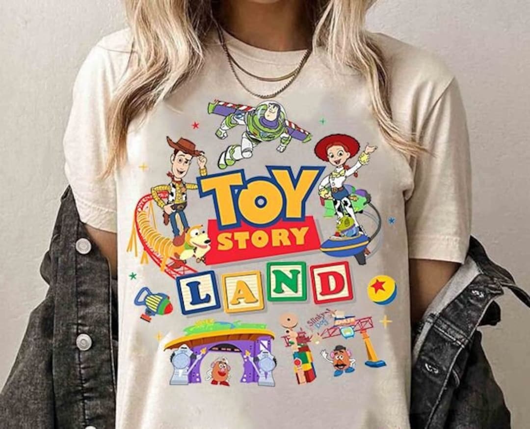 Retro Disney Pixar Toy Story Land Shirt, Funny Toy Story Characters ...
