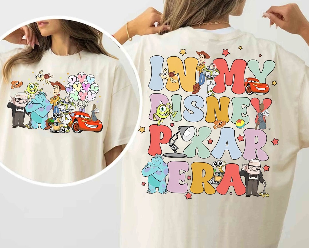 2-sided in My Disney Pixar Retro Shirt, Disney Magical Pixar Tour T ...