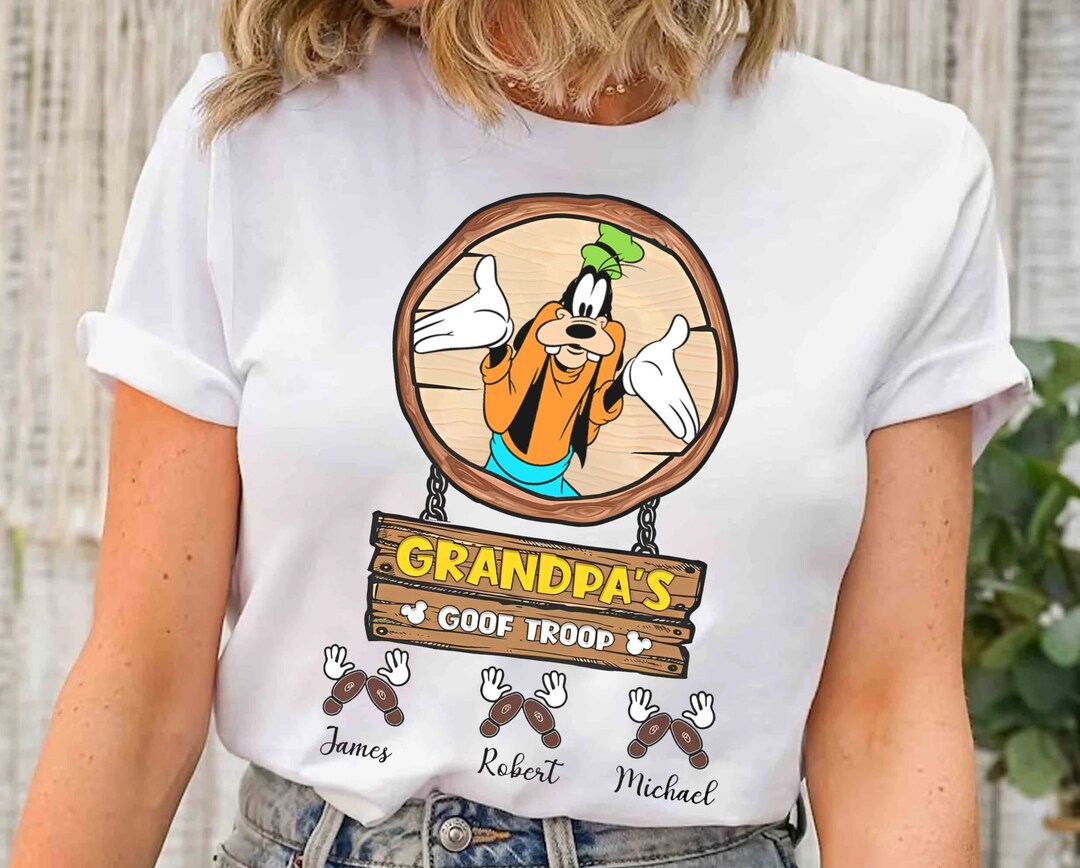 Custom Disney Grandpa's Goof Troop Shirt, Personalized A Goofy Movie T ...