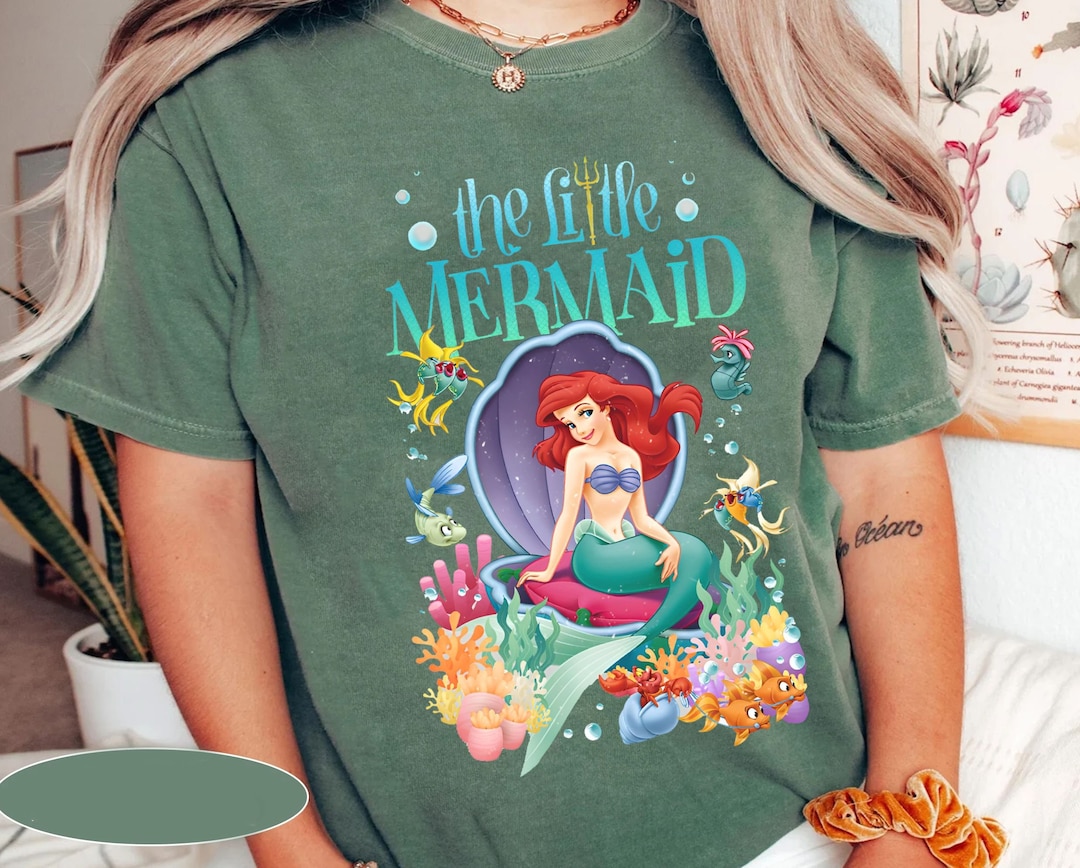 Retro Disney the Little Mermaid Shirt, Funny Ariel Princess T-shirt ...