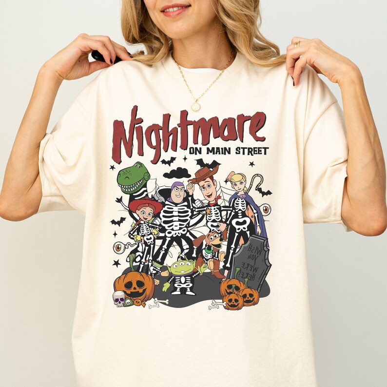 Disney Pixar Toy Story Skeleton Costume Halloween Shirt, Disney ...