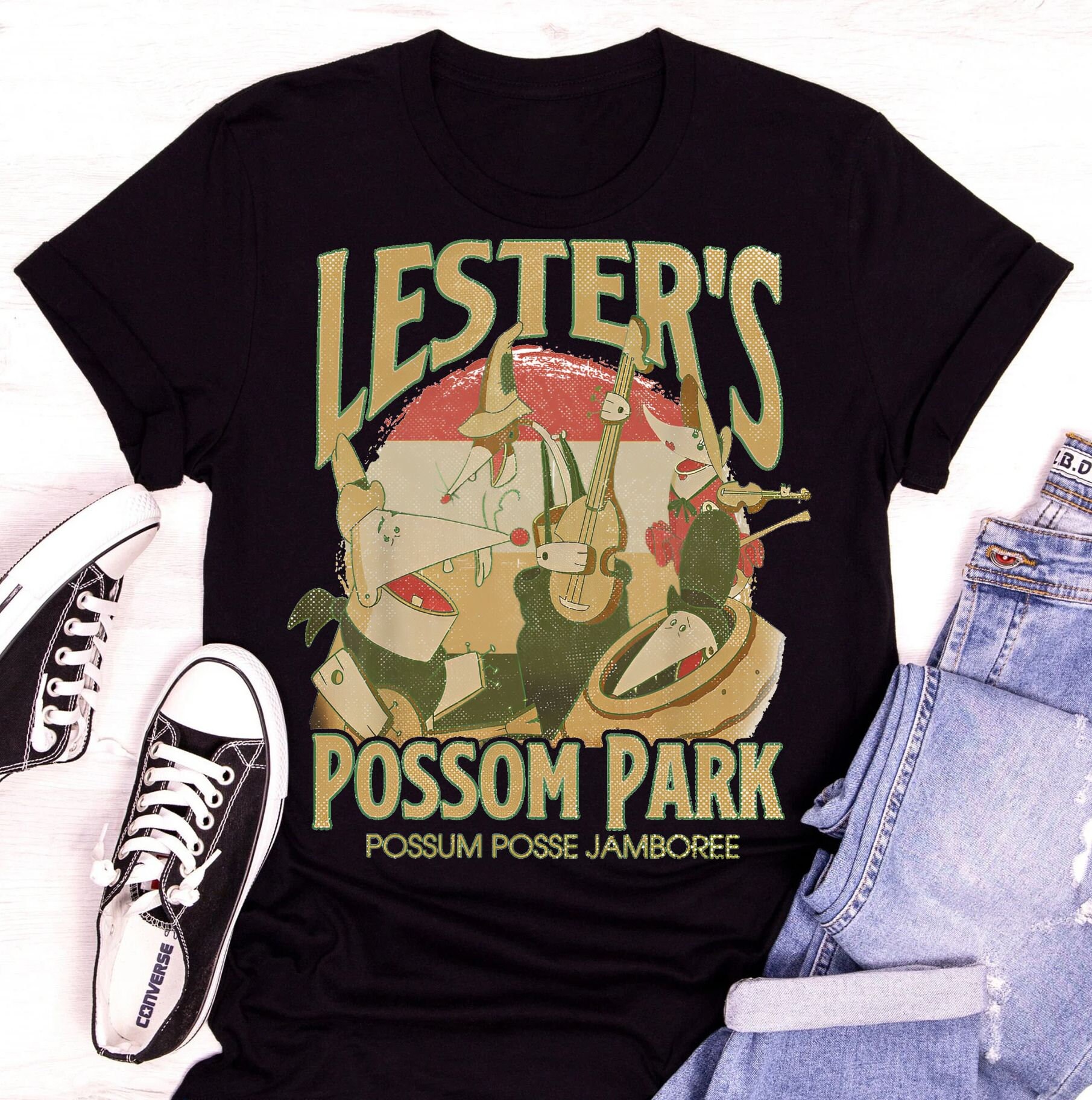 Vintage Disney A Goofy Movie Shirt, Lester's Possum Park Retro T-shirt ...