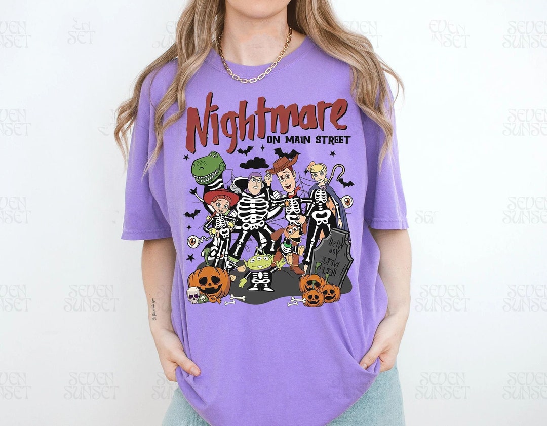 Disney Pixar Toy Story Skeleton Costume Halloween Shirt, Disney ...