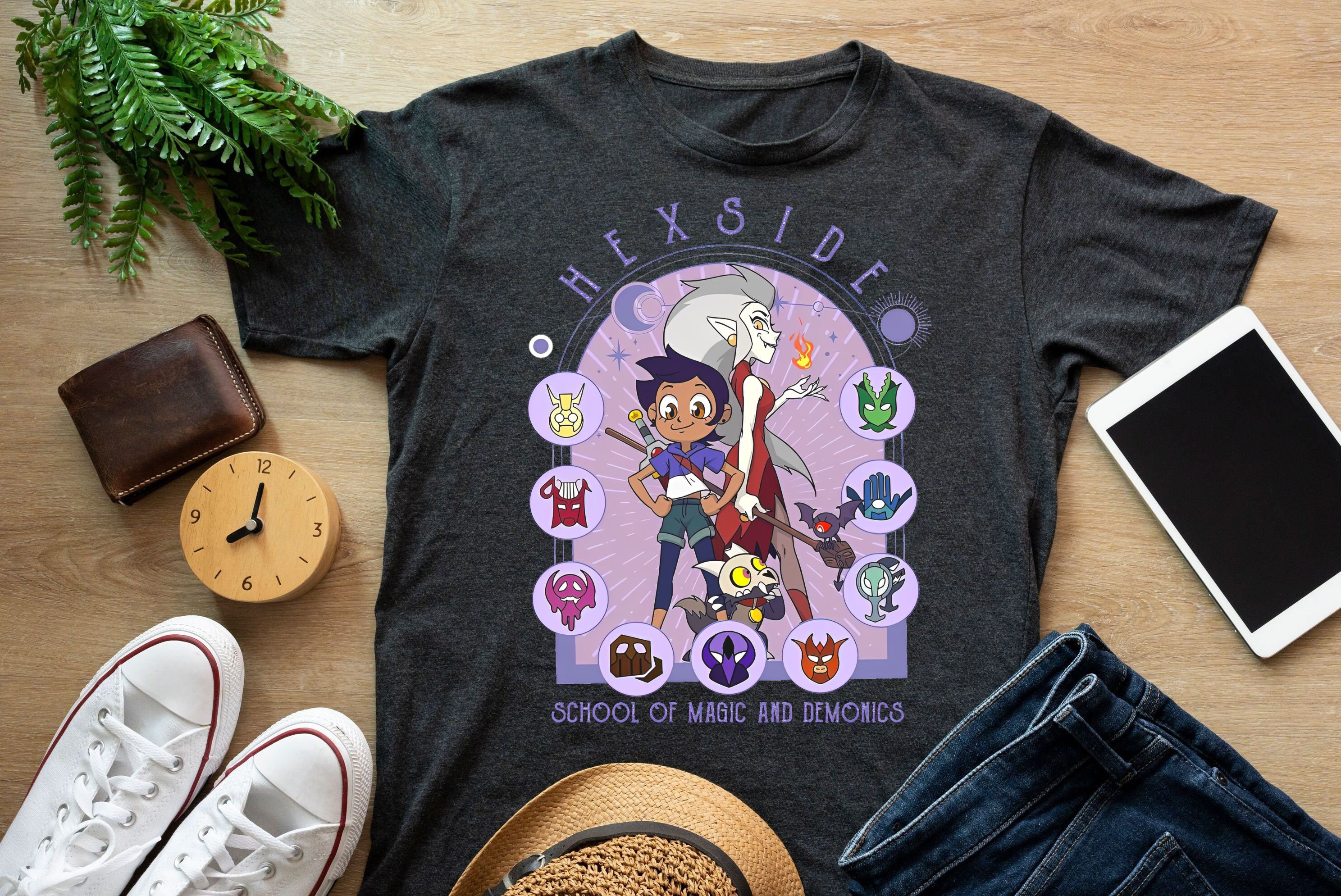 Retro Disney the Owl House Shirt, Funny Owl House Hexside School T ...