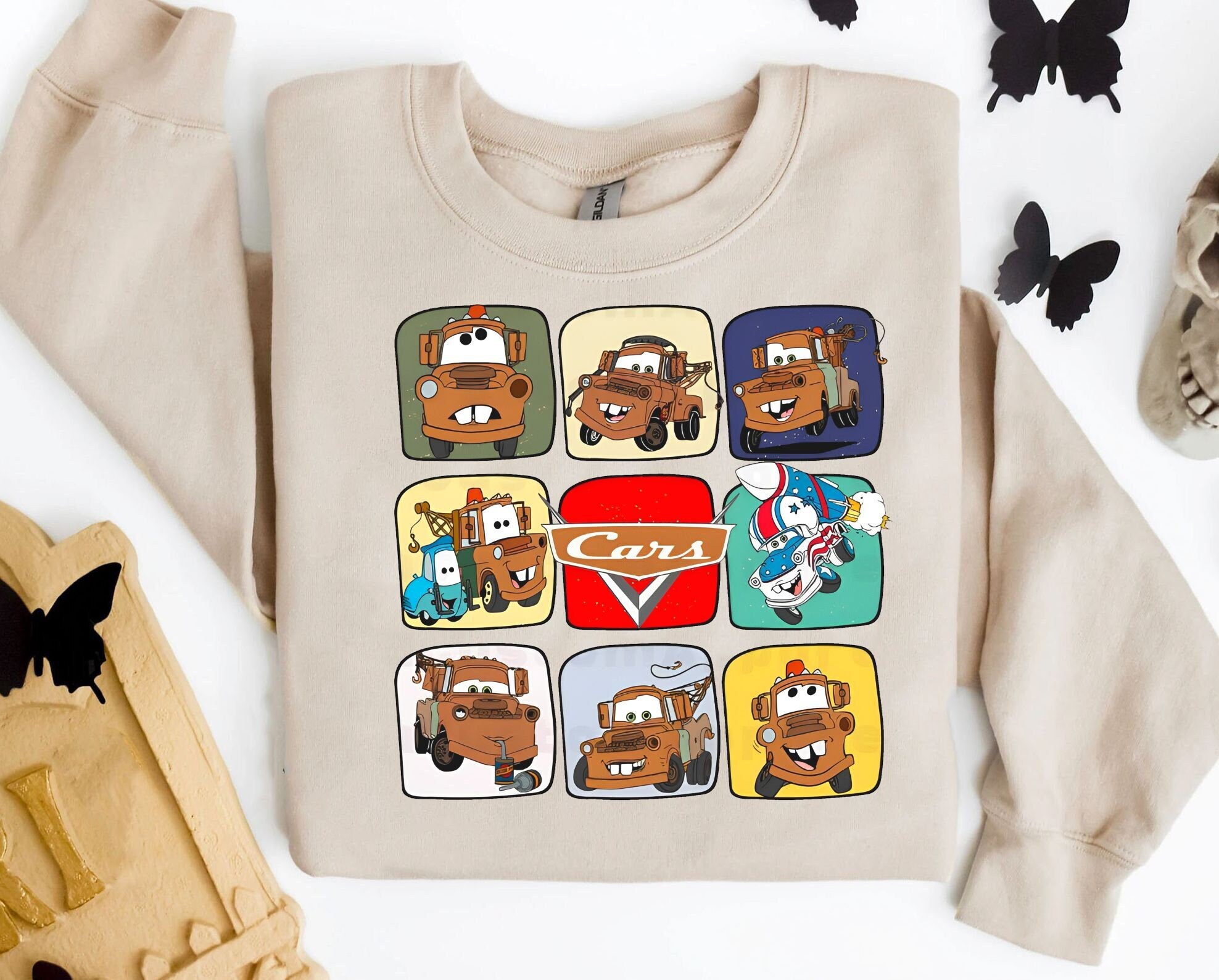 Retro Disney Cars Movie Mater Shirt, Disney Tow Mater T-shirt, Pixar ...