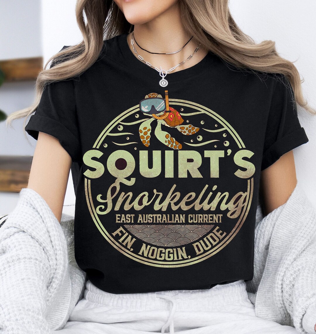 Vintage Disney Pixar Finding Nemo Shirt, Squirt Sea Turtle Squirt's ...
