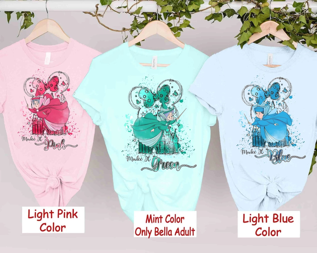 Disney Good Fairies Flora Fauna Merryweather Shirt, Sleeping Beauty ...
