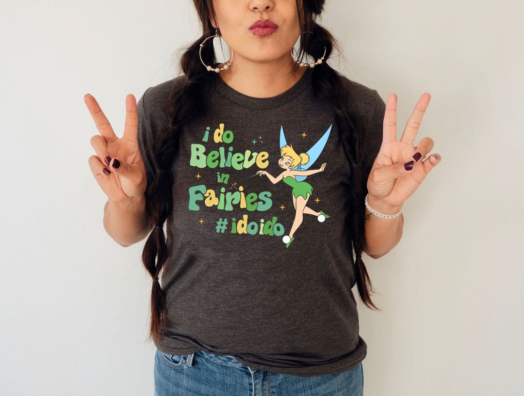 Retro Disney Tinker Bell Shirt, I Do Believe in Fairies Tshirt, Fairy Outfits, Peter Pan Flight ...