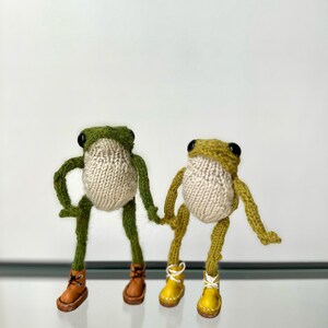 FROG & TOAD, Couple Frog, Duo Frogs, Amigurumi Frog, Knitted Frog ...