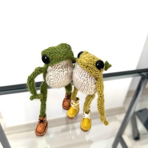 FROG & TOAD, Couple Frog, Duo Frogs, Amigurumi Frog, Knitted Frog ...