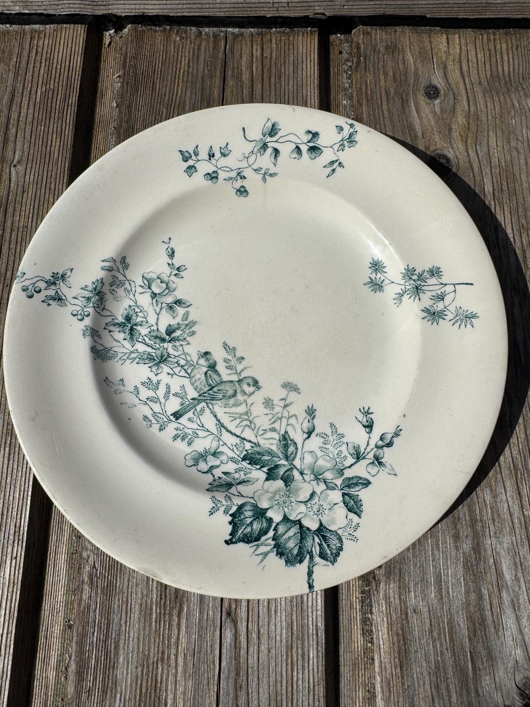 Longwy Mignon Antique French Plate - Etsy