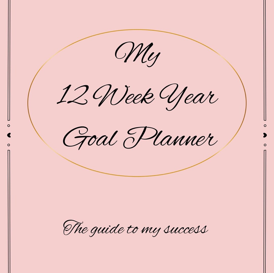 12 Year Week Planner With Words of Affirmation - Etsy