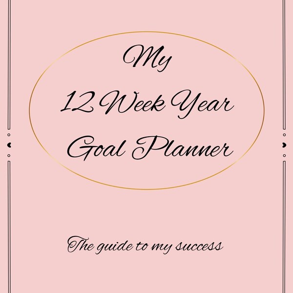 12 Week Year Planner - Etsy