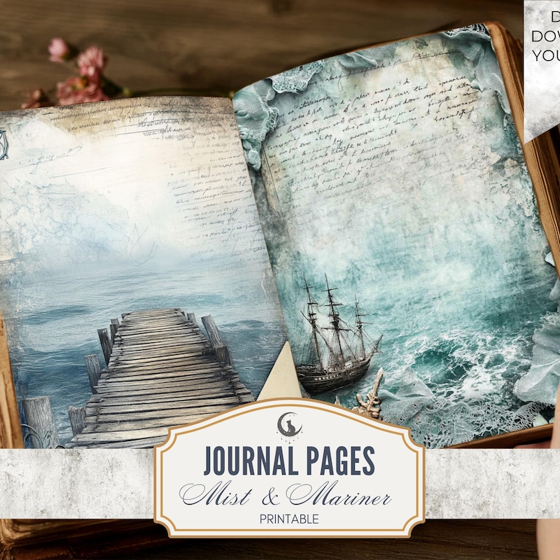Blue Aesthetic Scrapbook - Etsy