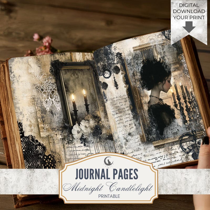 Candlelight Journal - Etsy
