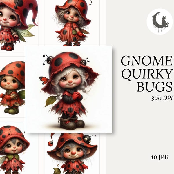 Ladybug Gnome - Etsy