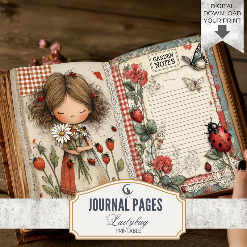 Whimsical Lady Clip Art - Etsy