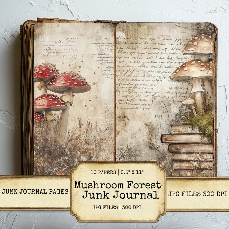 Mushroom Forest - Etsy