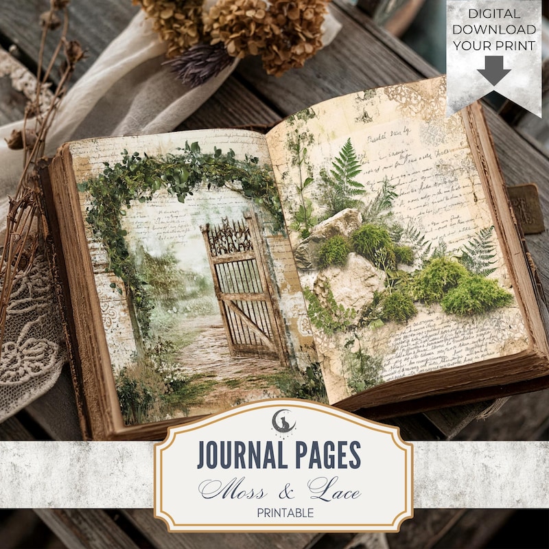 Rustic Scrapbook Pages - Etsy