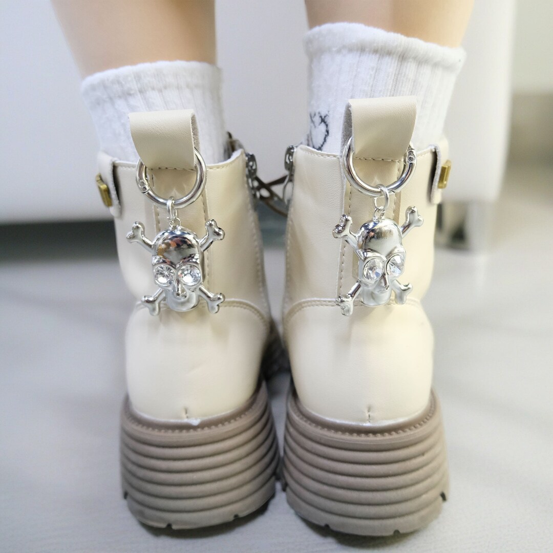 Skull Boot Chains, Cyberpunk Boot Chains, Dark Style Shoe Accessories ...