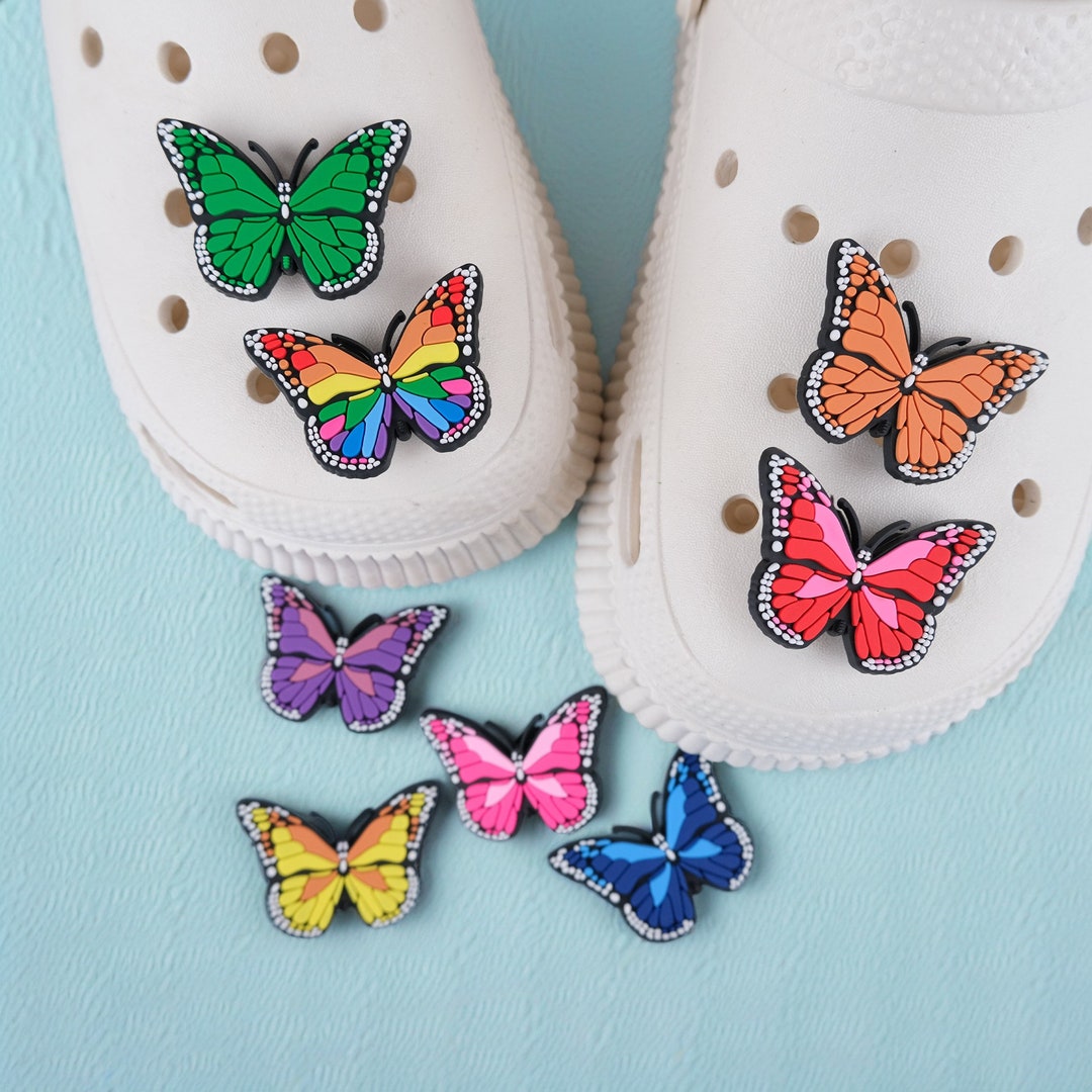 Butterfly Croc Charm, Hawaii Croc Charm, Girly Croc Charm, Animal Shoe ...
