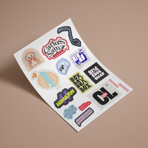 Formula 1 Sticker Pack - Etsy