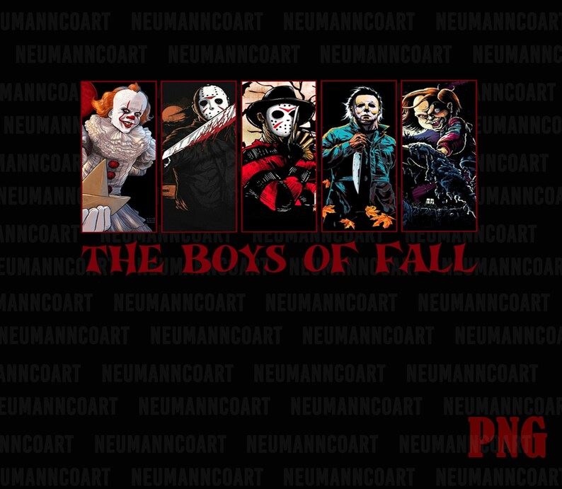 The Boys of Fall Png, Horror Characters, Horror Friends Png, Horror ...