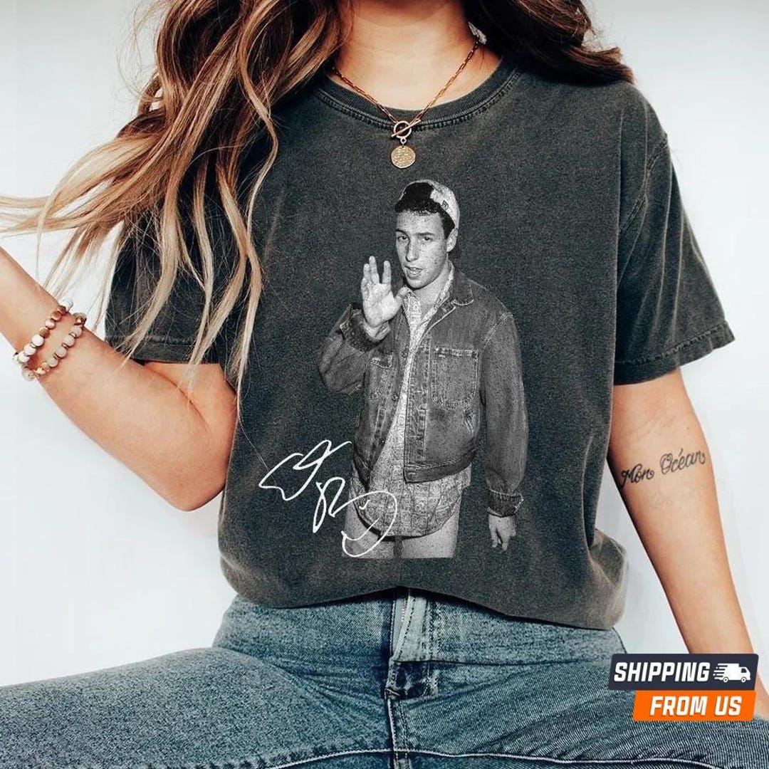 Comfort Colors Young Adam Sandler Signature T-shirt, in My Adam Sandler ...