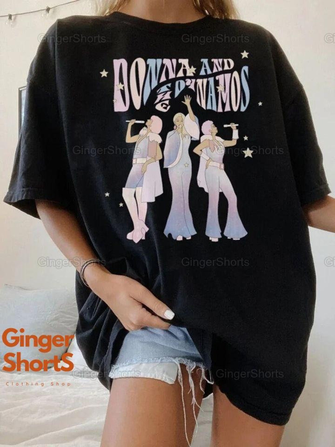 Donna and the Dynamos Dancing Queen Shirt, 90s Abb Music Band Unisex ...