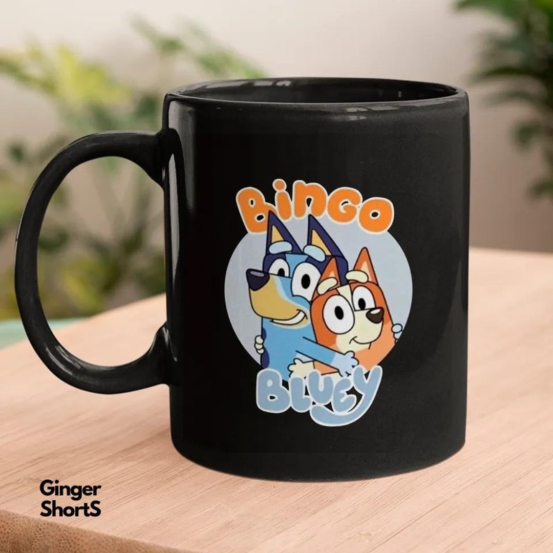 Bluey Bing Coffee Mug, Bluey Mom Dad Tea Cup, Birthday Gift Ideas ...
