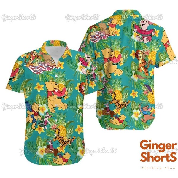 Winnie the Pooh Beach Shirt - Etsy