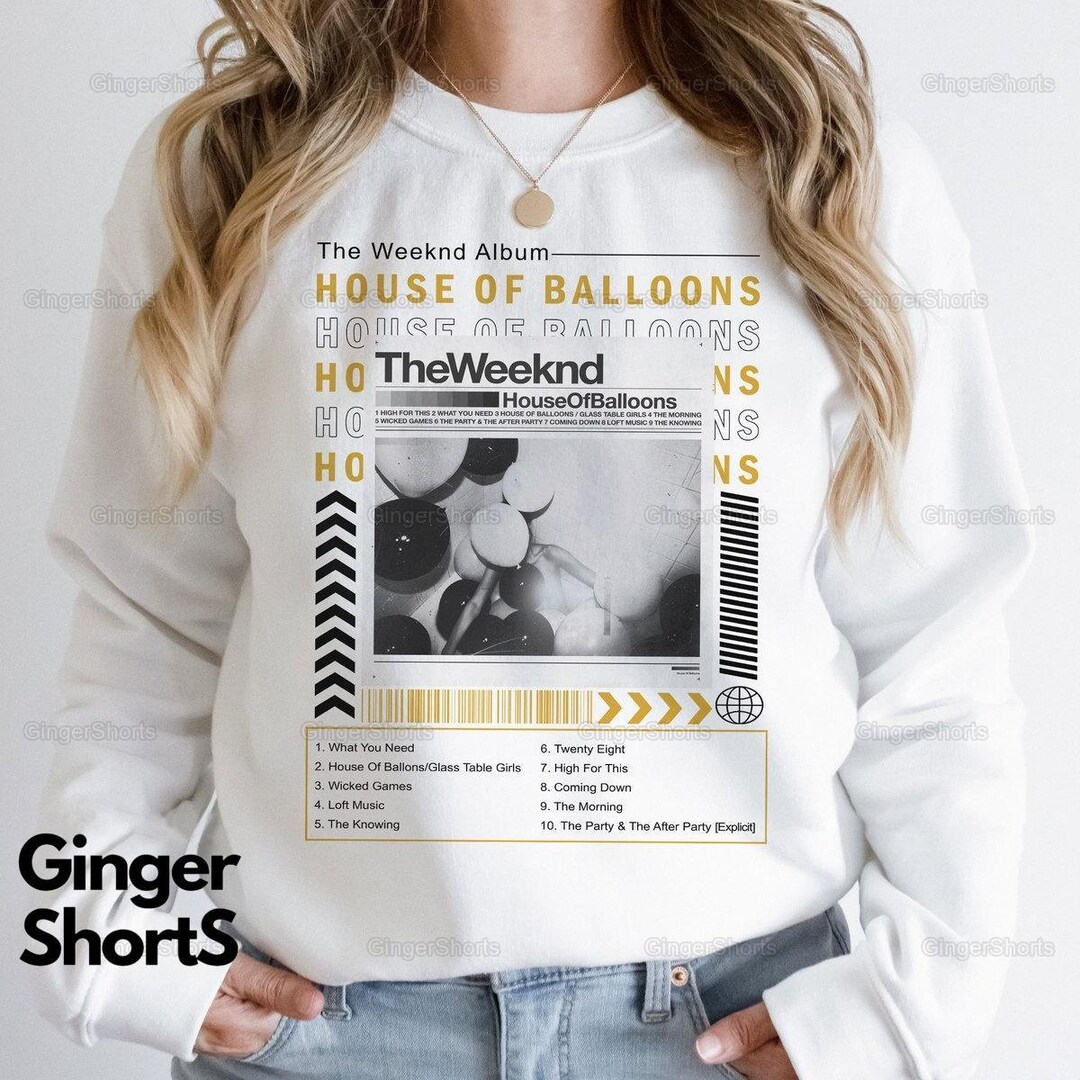 The Weeknd House of Balloon Sweatshirt, the Weeknd Unisex Tshirt, the ...