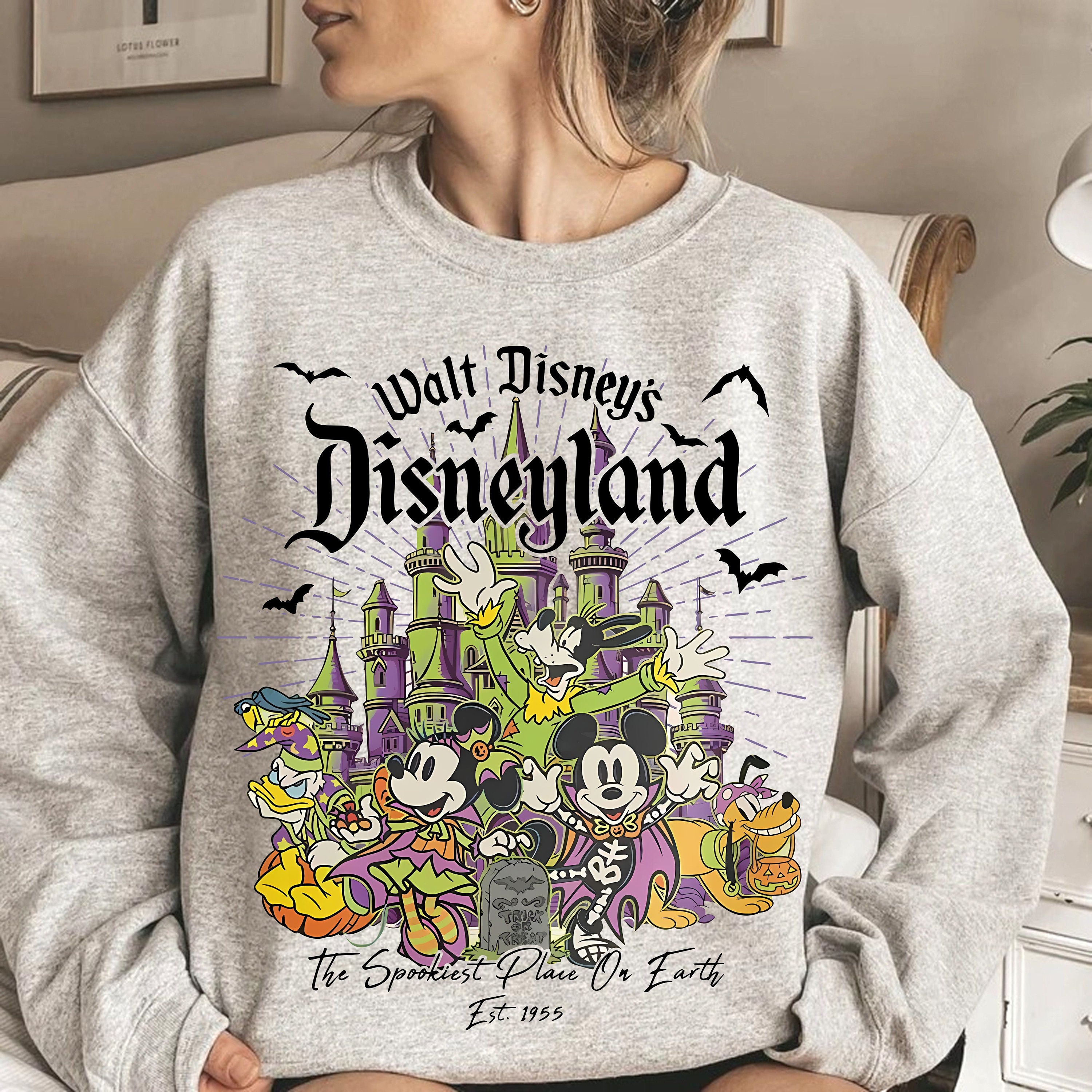 Walt Disney's Disneyland Est. 1955 Halloween Png, Mickey and Friends ...