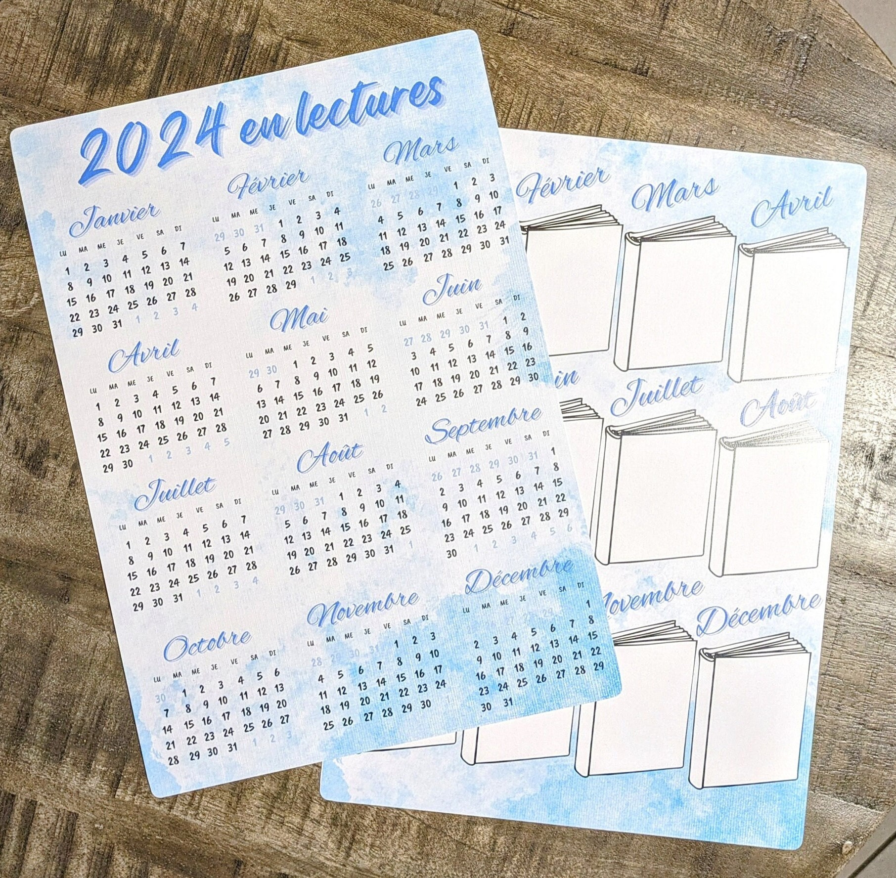 2024 Reading Tracking Calendar / Reading Log - Etsy
