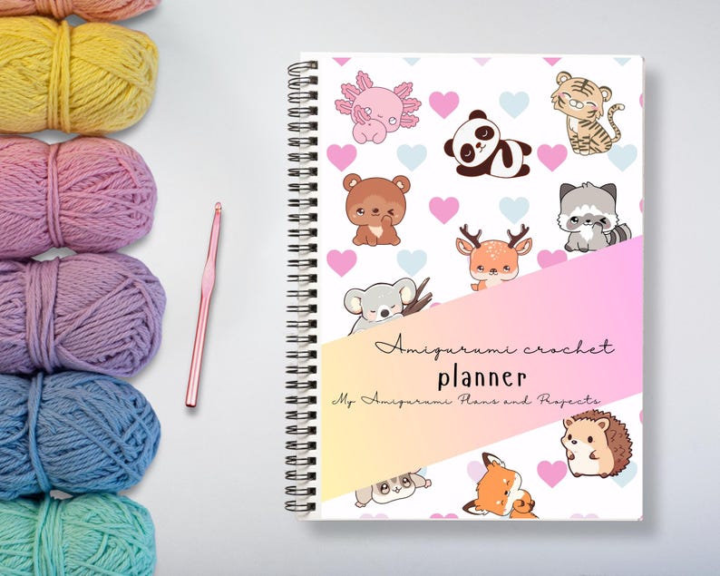 Printable Amigurumi Crochet Planner PDF Etsy