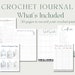 Printable Crochet Project Planner Crochet Journal Crochet Planner ...