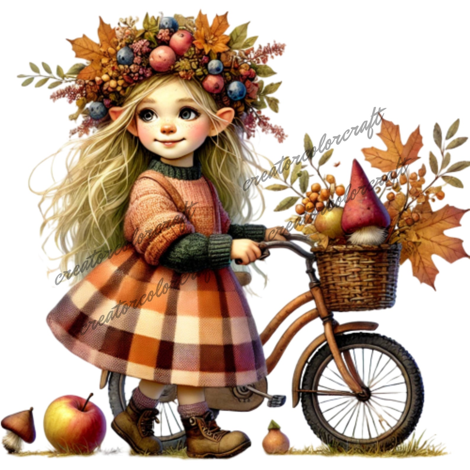 Fall Gnomes Clipart PNG Bundle, Fall Gnome Png, Autumn Gnome Png, Gnome ...