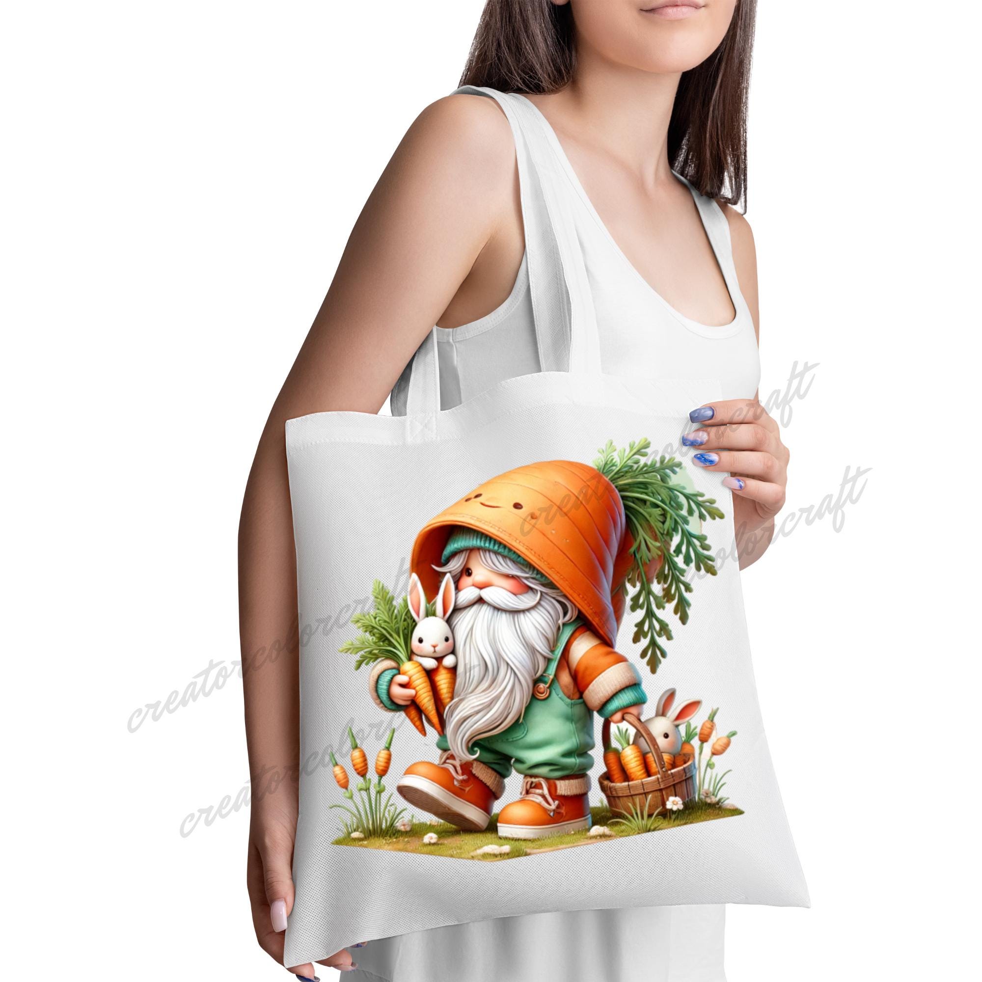 Rabbit Lover Gnome Clipart, Digital Download,animal Farm Gnome,easter ...