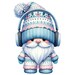 Pajamas Gnome Clipart PNG Bundle, Cute Bed Time Gnomes, Nursery Decor ...