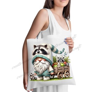 Raccoon Lover Gnome Clipart, Digital Download,animal Farm Gnome ...