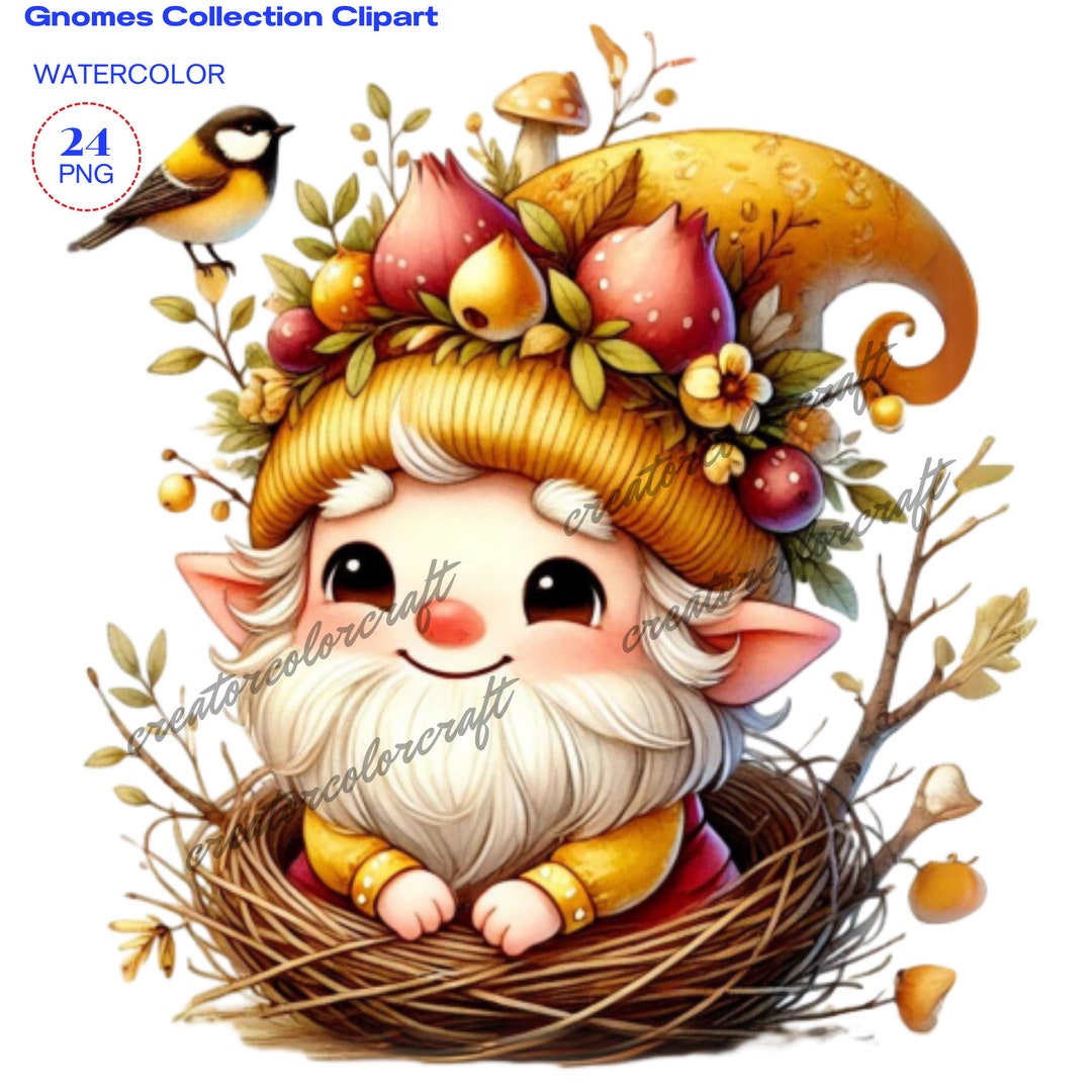 Fall Gnomes Clipart PNG Bundle, Fall Gnome Png, Autumn Gnome Png, Gnome ...