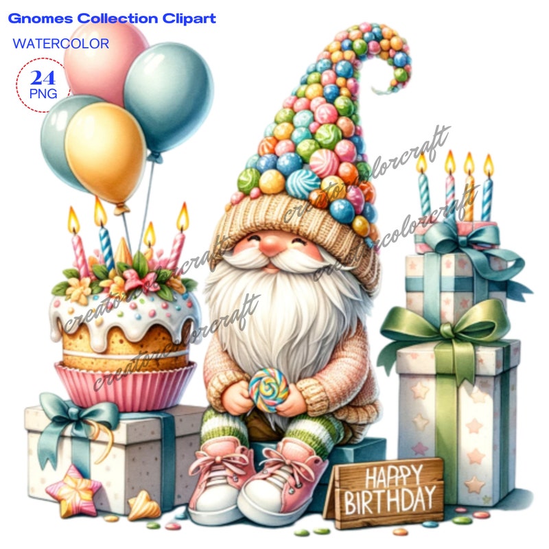 Happy Birthday Gnome - Etsy