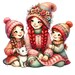 Mother's Day Gnome Bundle Clipart JPG, Digital Download, Card Making ...