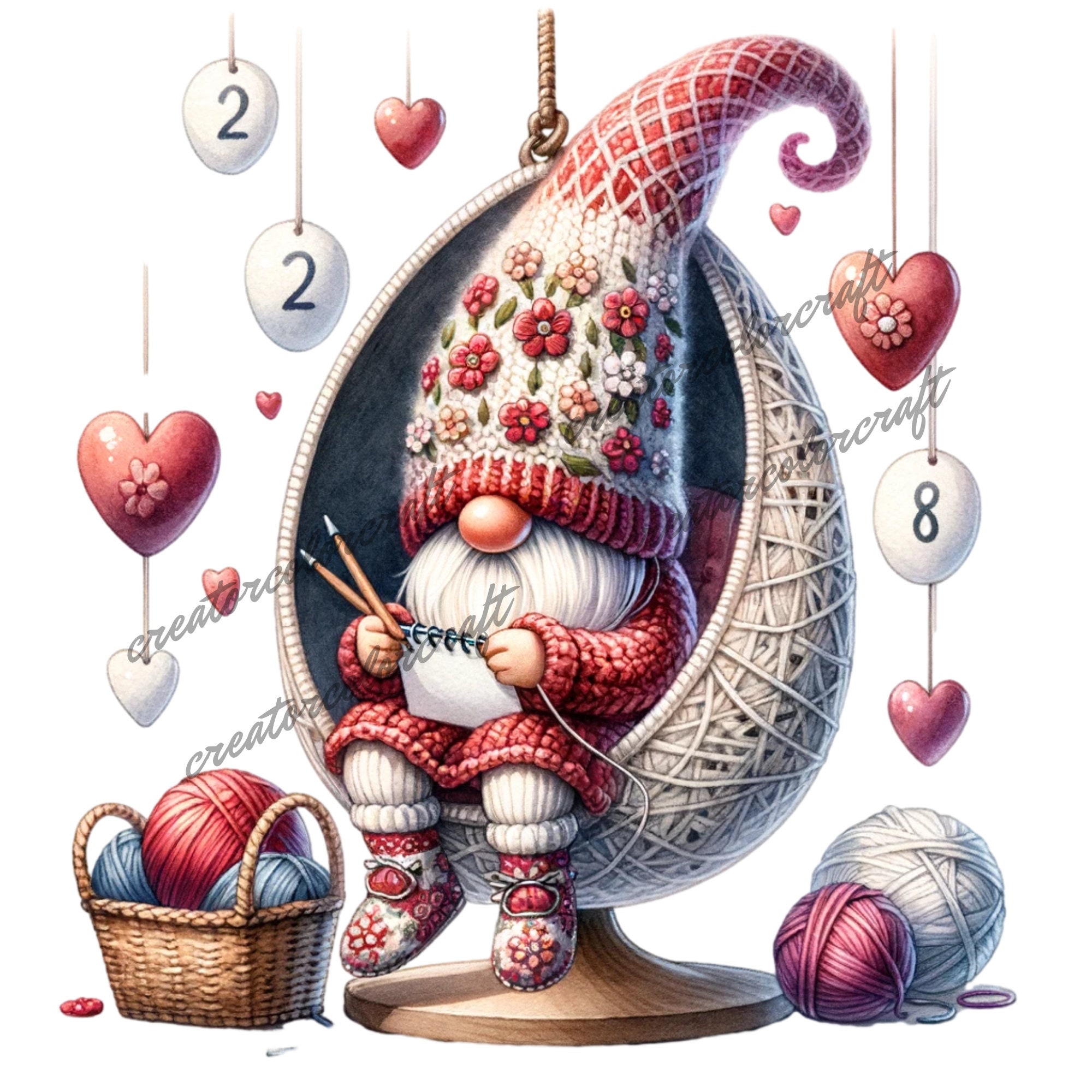 Planner Gnome, Gnome Clipart, Planner Clipart, Watercolor Planner ...