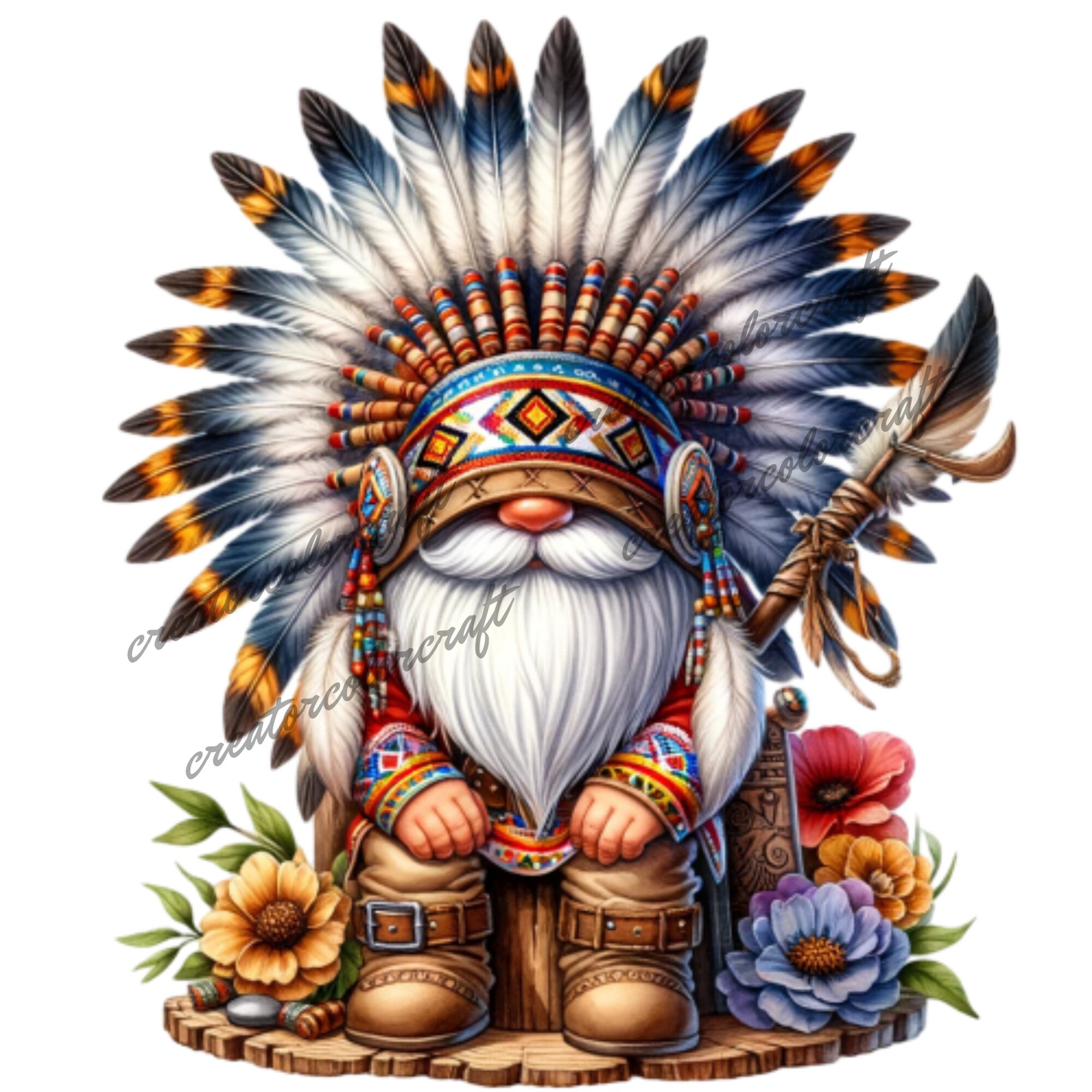 Native American Clipart, American Indian Clipart, Gnome Clipart ...