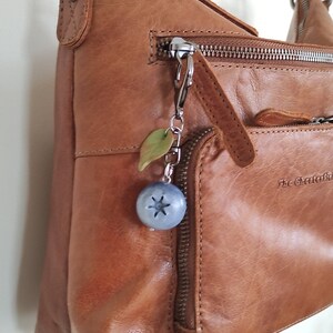 Handmade Big Blueberry Keychain, Blueberry Bag Charm, Berry Purse Charm ...