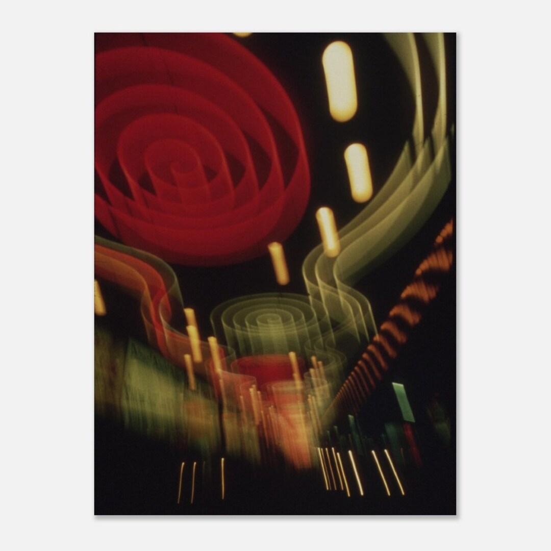 Neon City Lights Poster Museum Quality - Etsy